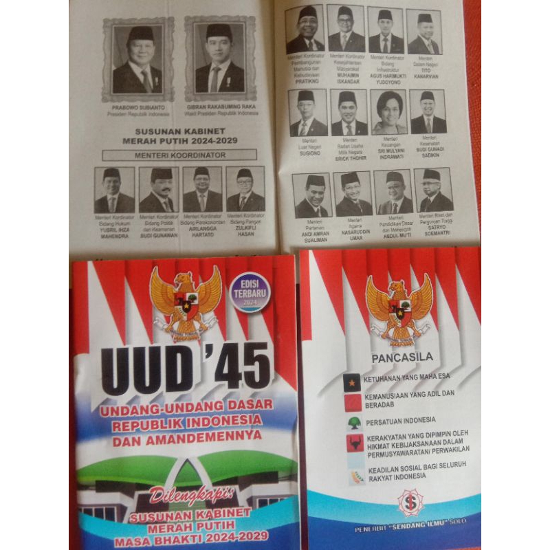 Jual UUD 45 Dan Amandemenya 2024 / UUD 1945 Edisi Terbaru | Shopee ...