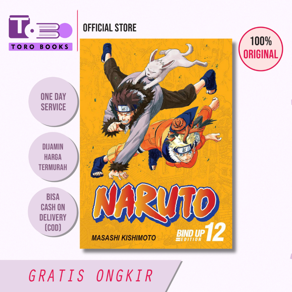 Jual Komik Seri : Naruto Bind Up Edition 12 - Masashi Kishimoto | Shopee Indonesia