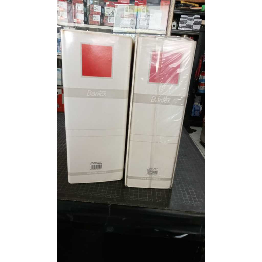 Jual Odner bekas Bantex A4 10 cm 8CM putih , Odner Bantex dan BAMBI ...