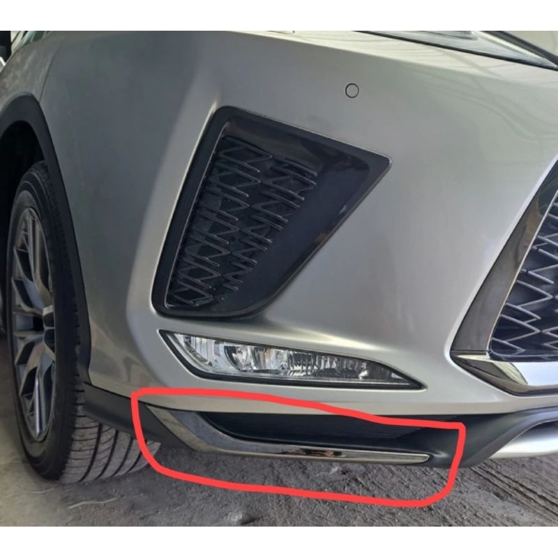 Jual lis list chrome moulding bumper bemper depan lexus rx200 2019 2020 ...