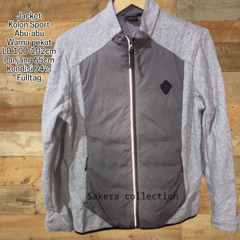 Jual Jacket Kolon Sport Abu-abu | Shopee Indonesia