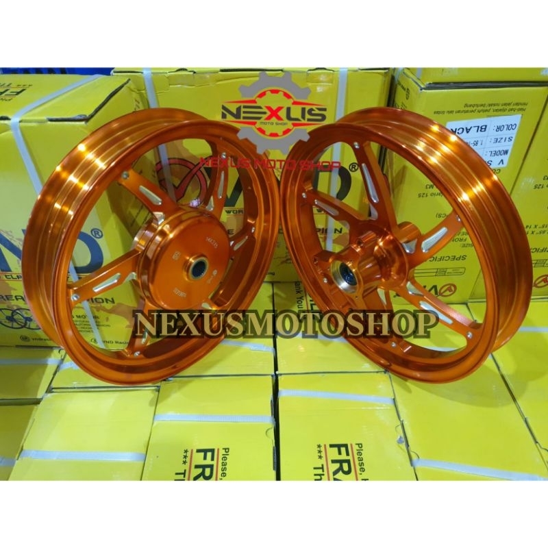 Jual velg racing vnd six star v 2 aerox pelak vnd p5 185x14 & 215x14 ...