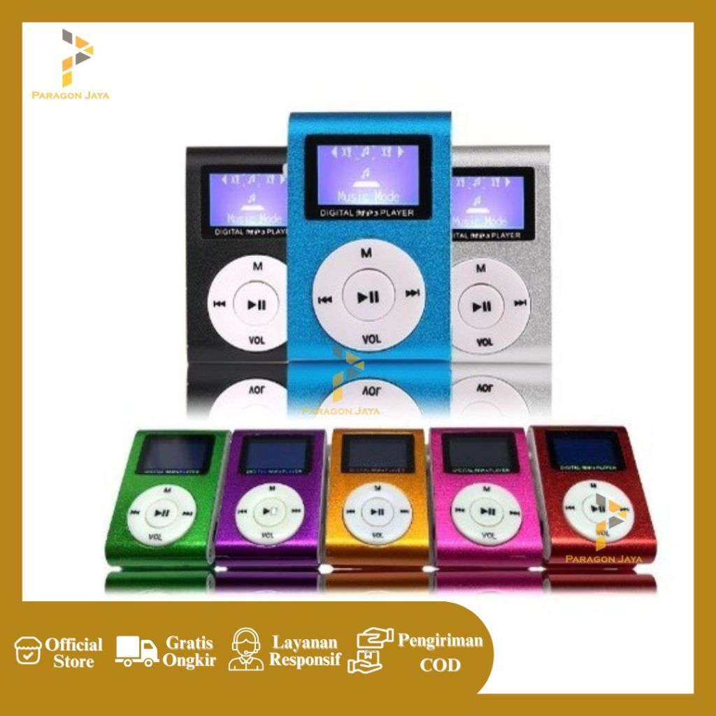 Jual Pemutar Musik MP3 Mini Portabel Klip MP3 dengan Layar LCD ...