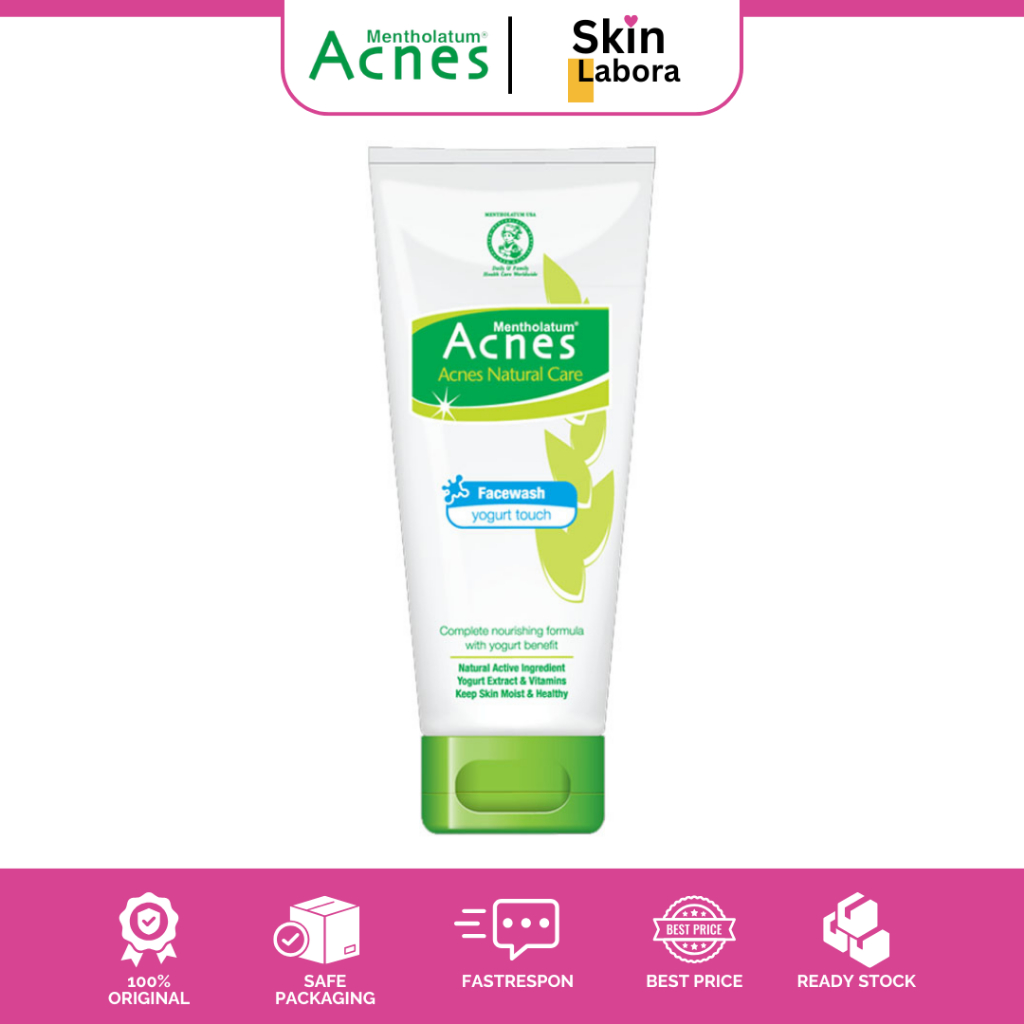 Jual ACNES- Yoghurt Plus Facial Wash 100 gr | Shopee Indonesia