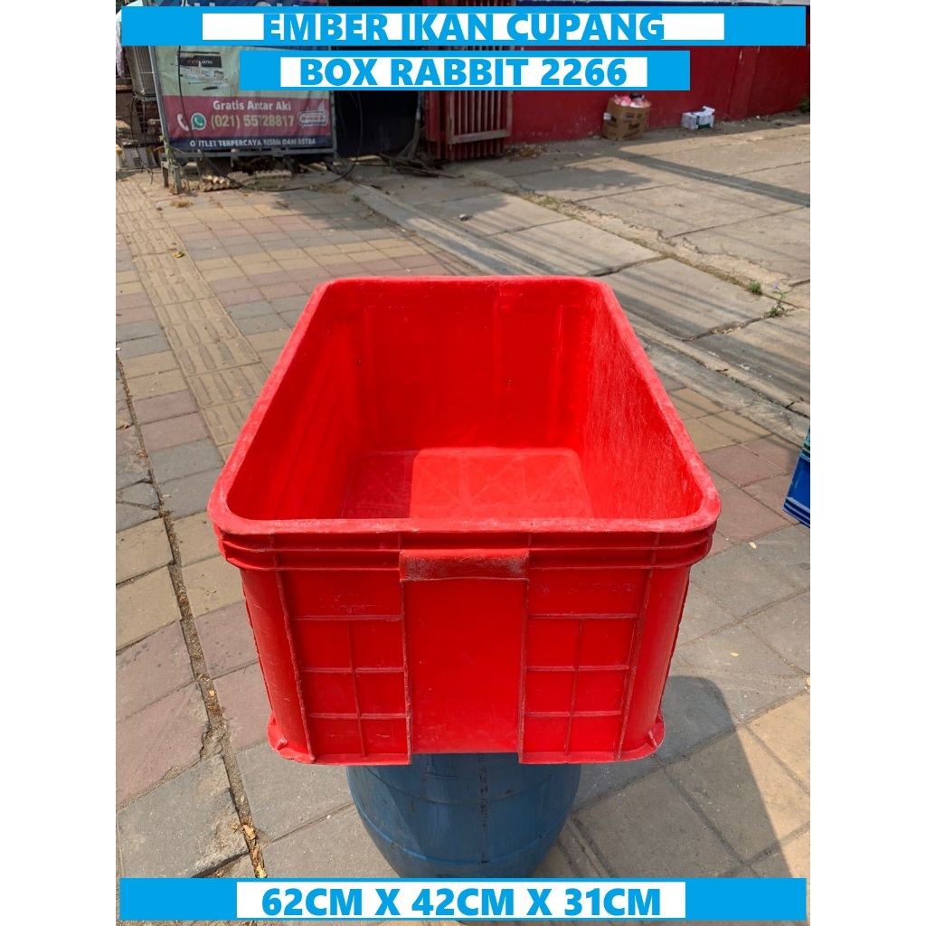Jual Box Rapat Container Industri 2266 Bak Plastik Ikan Bak Hidroponik ...