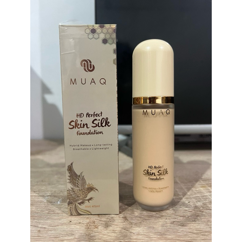 Jual MUAQ HD Perfect Skin Silk Foundation | Shopee Indonesia