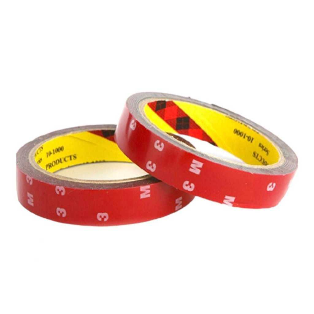 Jual (AK) DOUBLE TAPE 3M MERAH 2CM X 4,5 METER | Shopee Indonesia