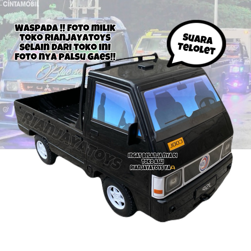 Jual Miniature Mobil Pickup L300 Music Black Edition | Shopee Indonesia
