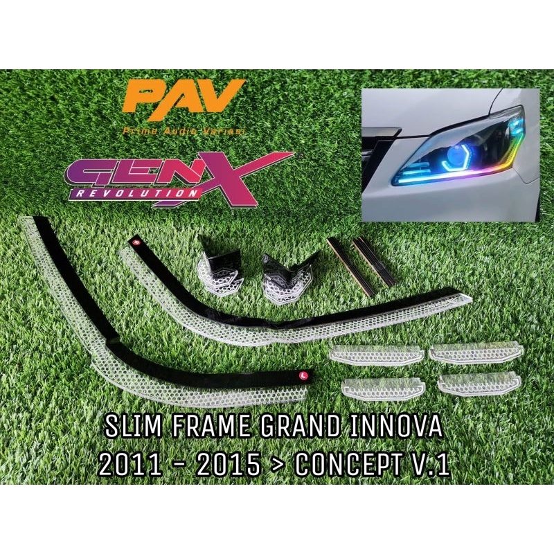 Jual slime frame grand innova 2011‐2015 tanpa isi led rgb | Shopee ...