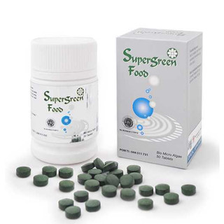 Jual Supergreen Food: Suplemen Tablet Alga Chlorella & Spirulina - 50 ...