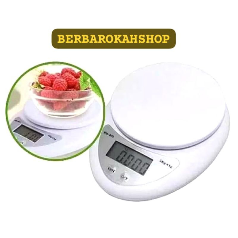 Jual TIMBANGAN DAPUR DIGITAL MANGKOK/Timbangan Kue Digital Electronic 5kg | Shopee Indonesia