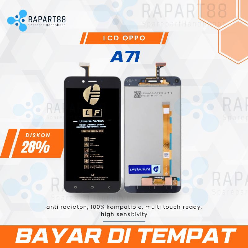 Jual LCD Oppo A71 Original Fullset Touchscreen Life future Best Seller ...