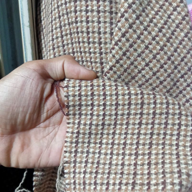 Jual Kain - Kain Tweed Two Tone Import - Kain Tweed Acrilik - Kain ...