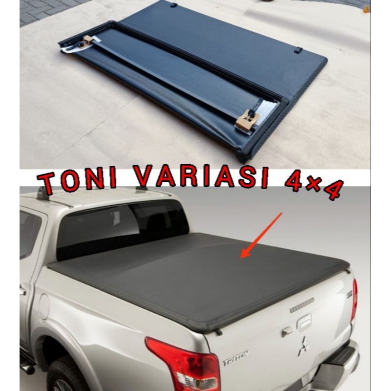 Jual Tutup Bak Soft Tri Fold/Lipat Tiga Double Cabin All New Triton ...