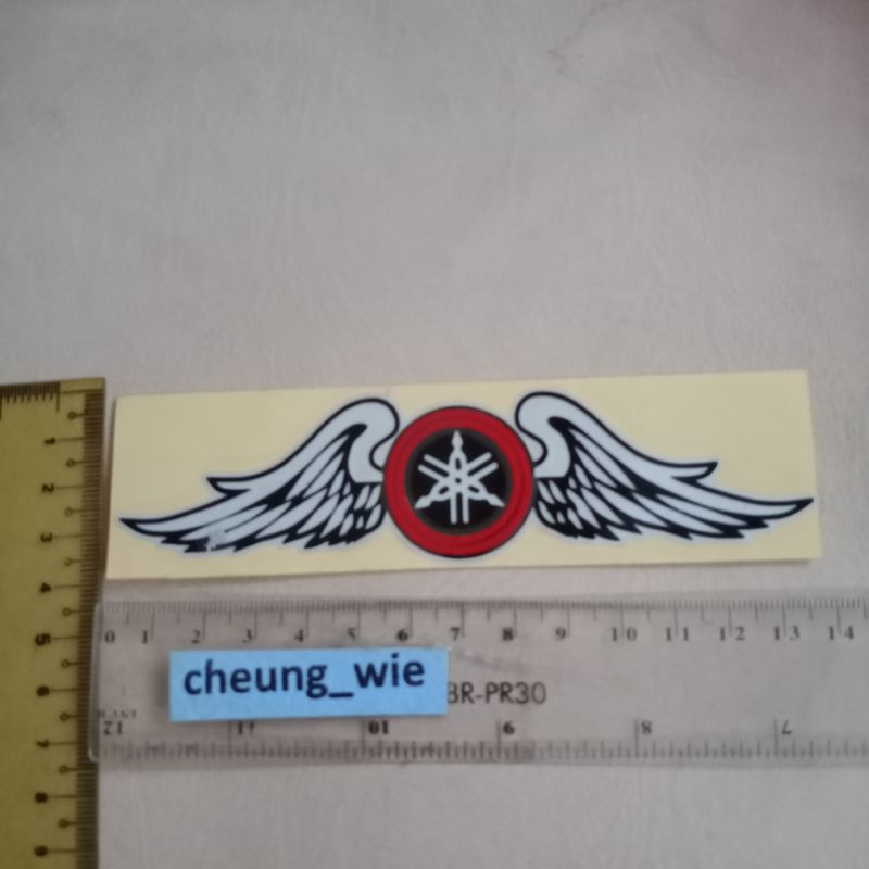 Jual stiker sticker cutting Yamaha Garputala Angel Wings 1bh | Shopee ...