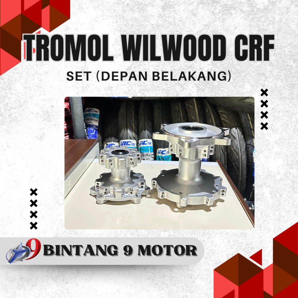 Jual TROMOL WILWOOD CRF SET DEPAN BELAKANG-BINTANG SEMBILAN MOTOR ...