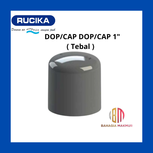 Jual Dop / Cap PVC Rucika 1" inch AW (Tebal) | Shopee Indonesia