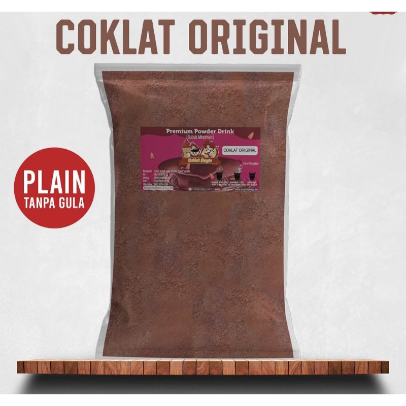 Jual Cokelat Bubuk Kemasan 100gram Murni Tanpa Gula / Chocolate Powder ...