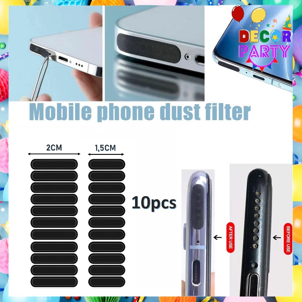 Jual DP Stiker Penutup Lubang Speaker Anti Debu Noda 1Set Isi 10 Pcs ...