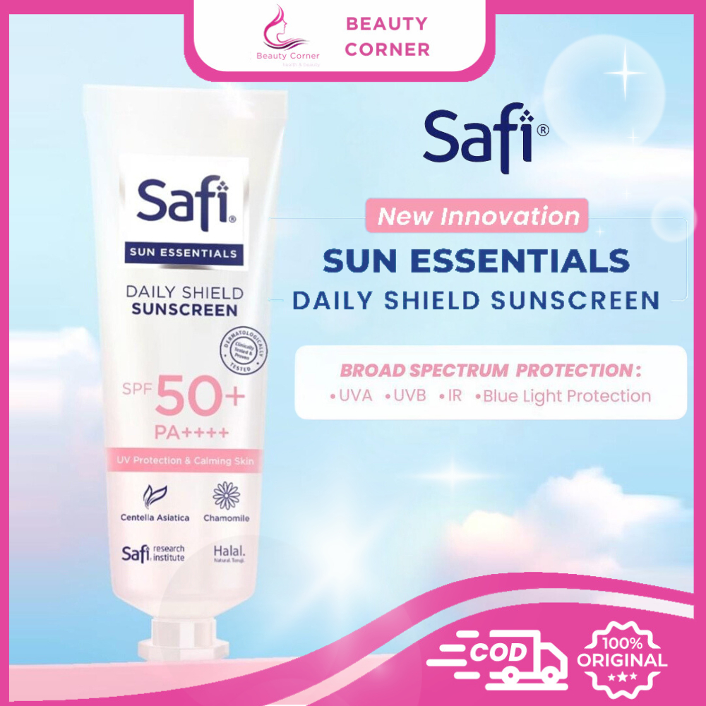 Jual Safi Sun Essentials Daily Shield Sunscreen SPF 50+ PA++++ - 30gr ...