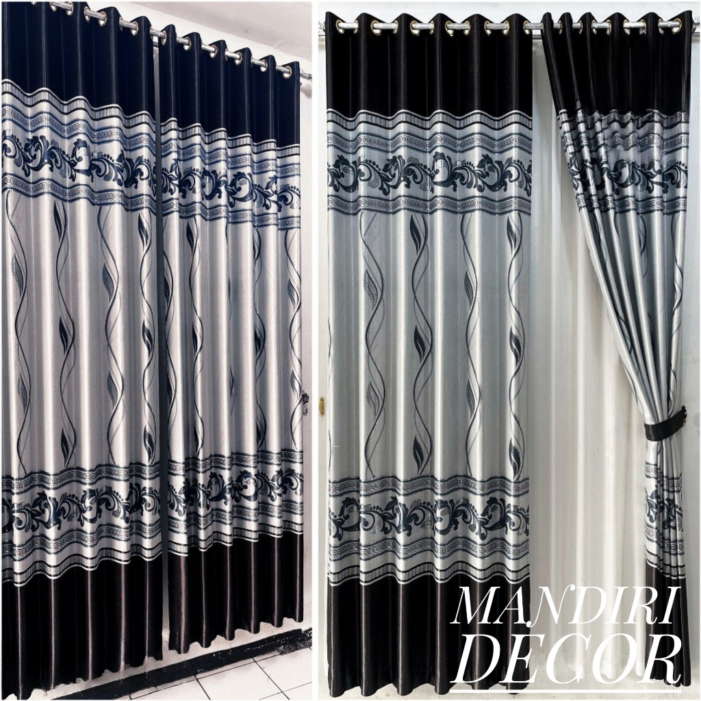Jual Gorden Blackout Import Motif Prin Arizona Gordyn Jendela Dan Pintu ...