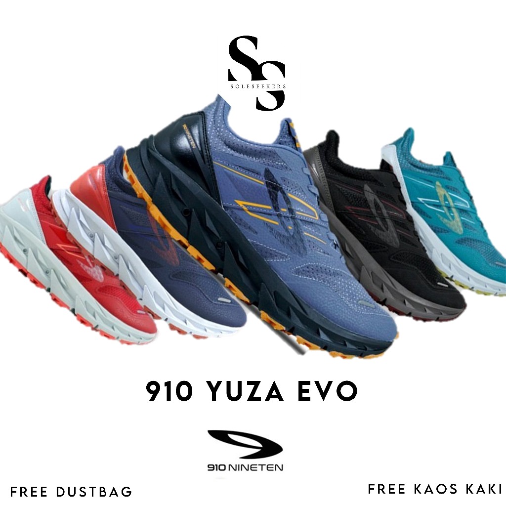 Jual Sepatu Lari Gunung 910 Nineten Yuza Evo Original Sepatu Trail ...