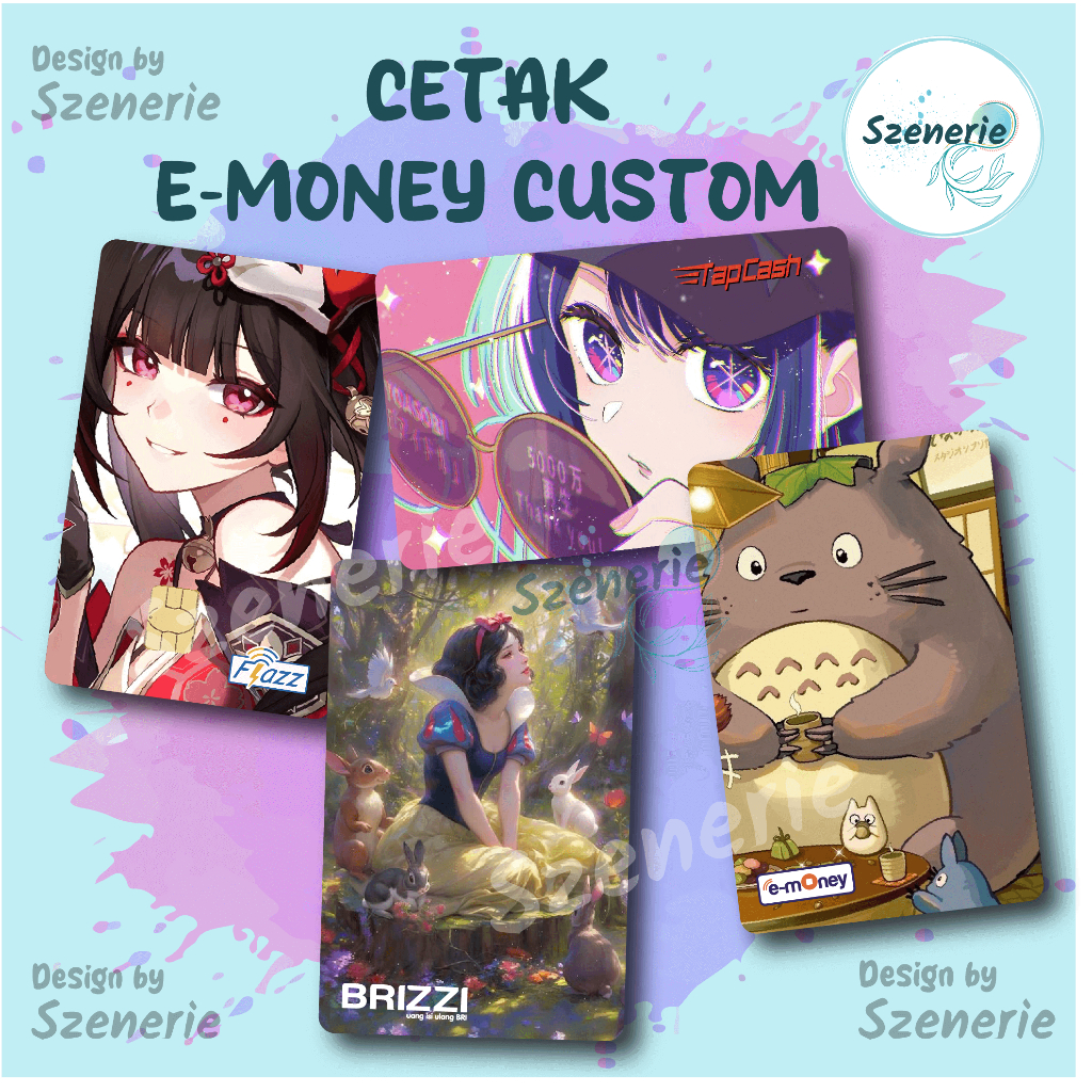 Jual Emoney Custom Flazz gen 2 Kartu E-money Mandiri BCA Tapcash BNI ...