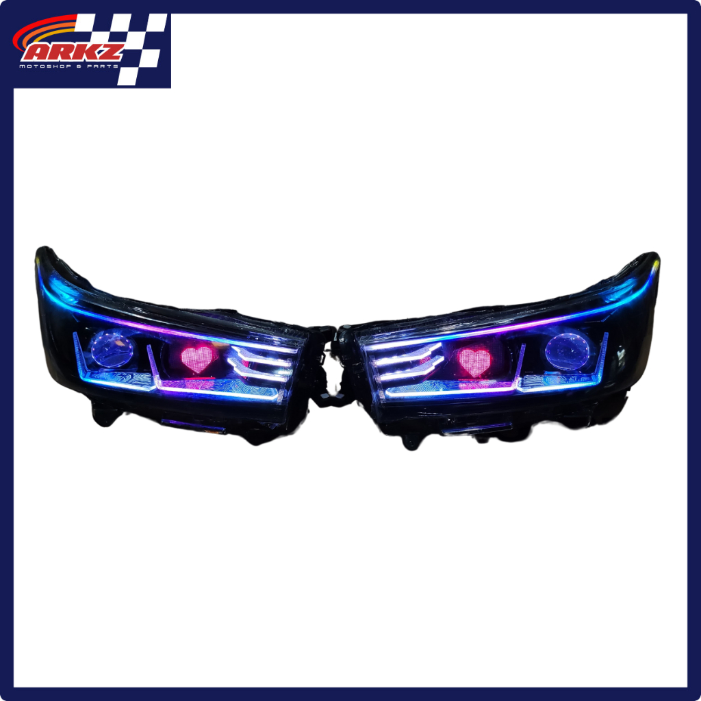 Jual RARE ITEM Headlamp Innova Reborn Custom With Blinken Eyes Motion ...