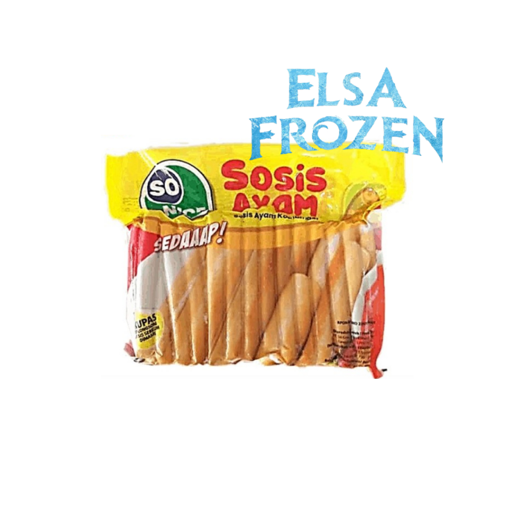 Jual SO NICE SOSIS AYAM SEDAP 1KG / SOSIS AYAM FROZEN FOOD | Shopee ...