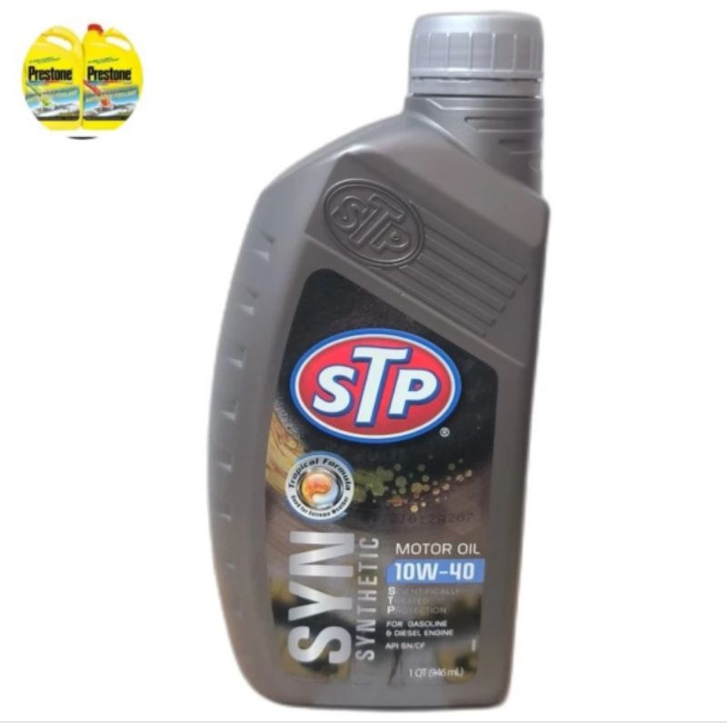 Jual Oli STP SAE 10W-40 API Service SN/CF ukuran 1 QT/946ML | Shopee ...