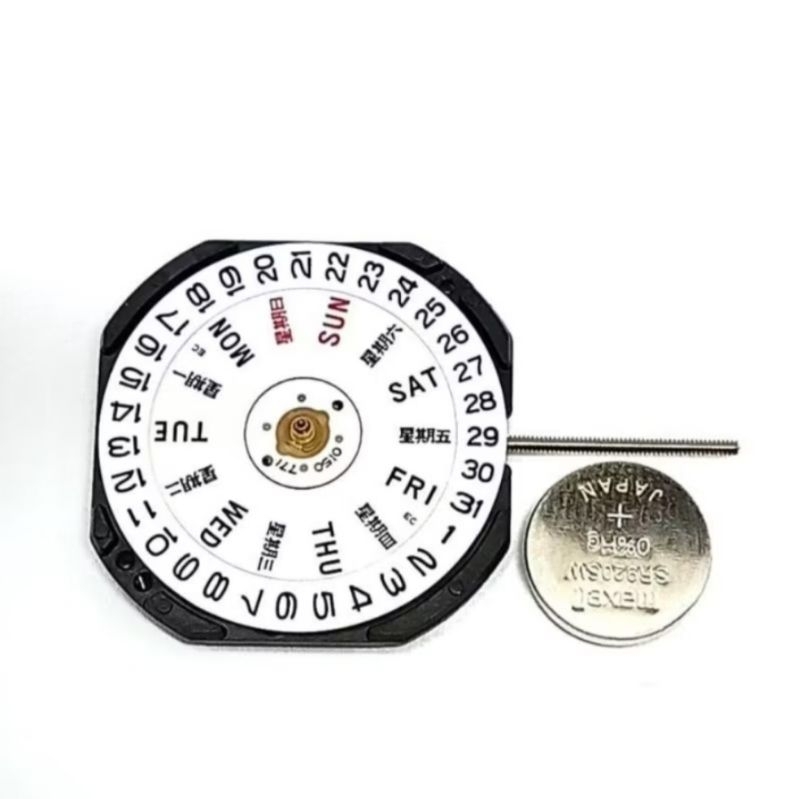 Jual mesin jam tangan vx33 vx33e vx43 vx43e mesin vx hari tanggal original japan free baterai ...