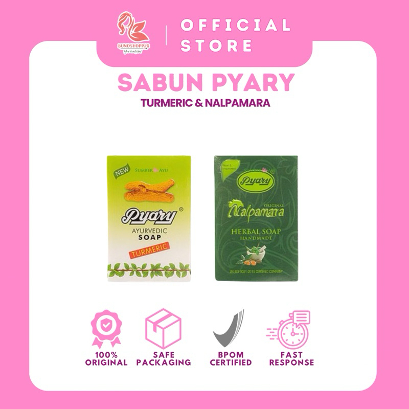 Jual ️Bunoshopp28 ️ SABUN ARAB Pyary Nalpamara | Turmeric Original ...