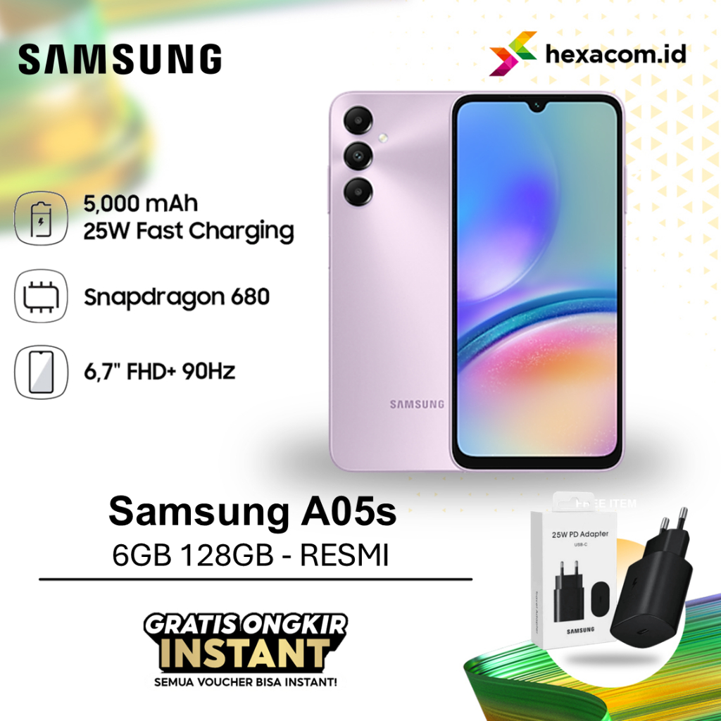 Jual Samsung Galaxy A05s 6GB 128GB Violet | Shopee Indonesia