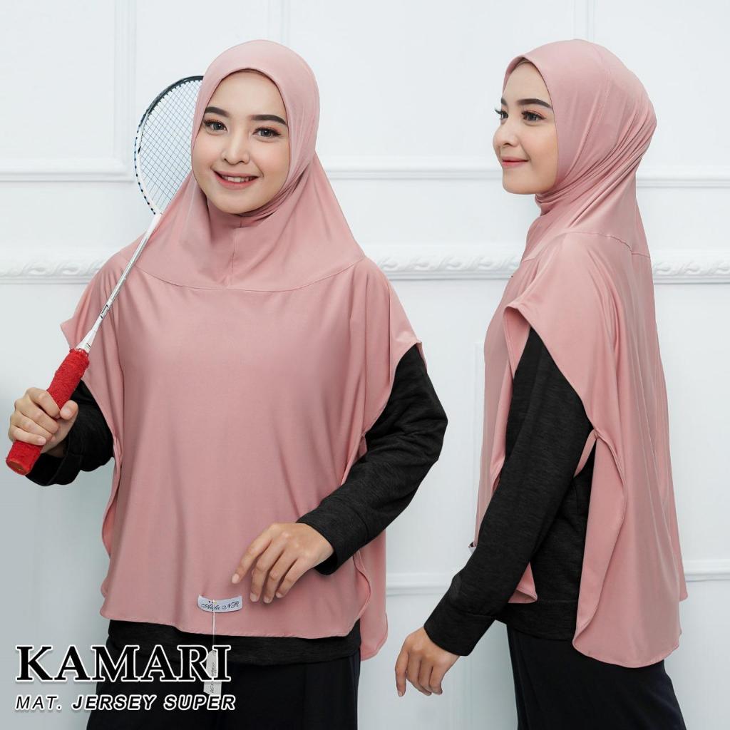 Jual KAMARI - BERGO SPORT OLAHRAGA || JILBAB ROMPI OLGA || HIJAB INSTAN ...