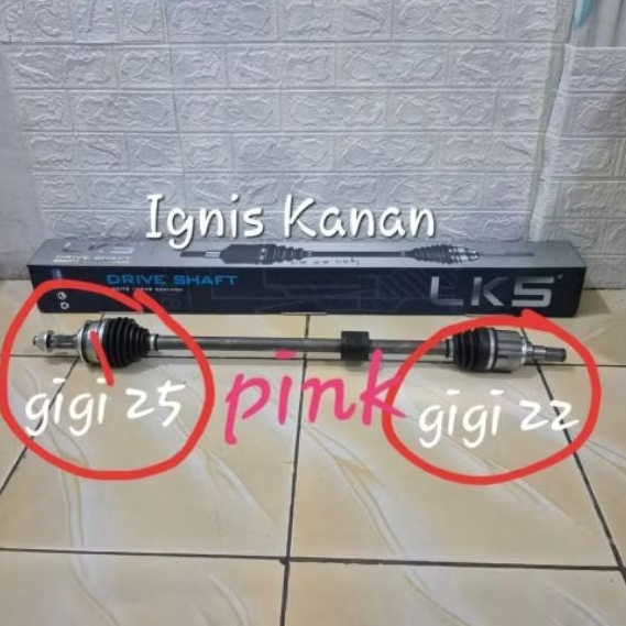 Jual Drive Shaft Cv Joint Assy As Tarik As Roda Depan Komplit Kanan Suzuki Ignis 2013-2016 ...
