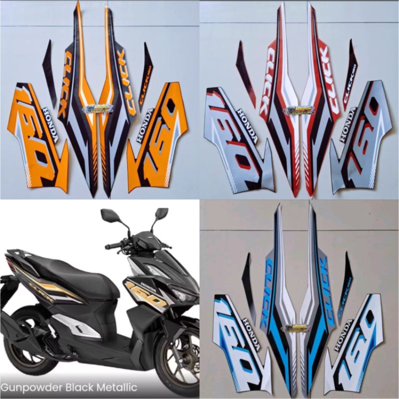 Jual Stiker striping Honda Click 160 Thailand 2020 2021 2022 2023 2024 ...