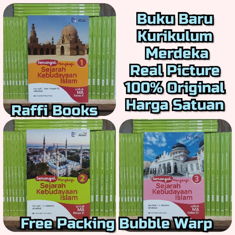 Jual Buku Sejarah Kebudayaan Islam SKI Kelas 1 2 3/X XI XII MA Erlangga Kurikulum Merdeka ...