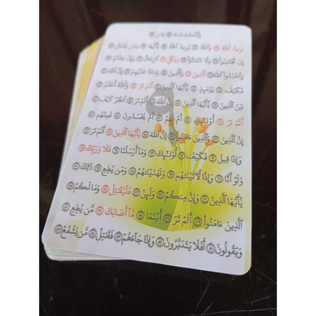 Jual MA54 Murojaah Quranic card ( Kartu penghafal al qur'an) | Shopee ...