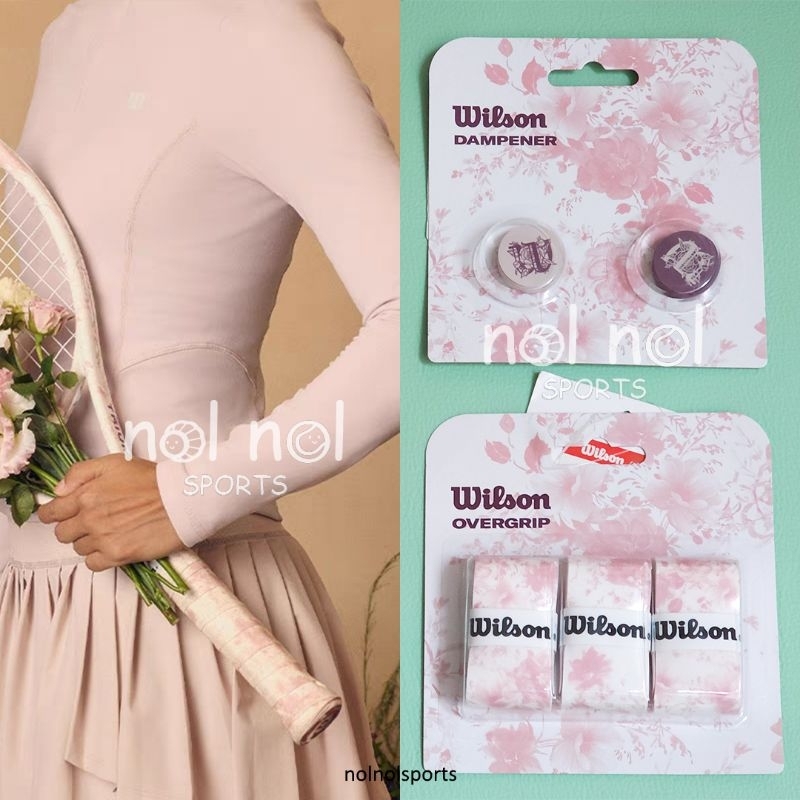 Jual NNS WILSON flower overgrip grip pegangan raket tenis dampener damp ...