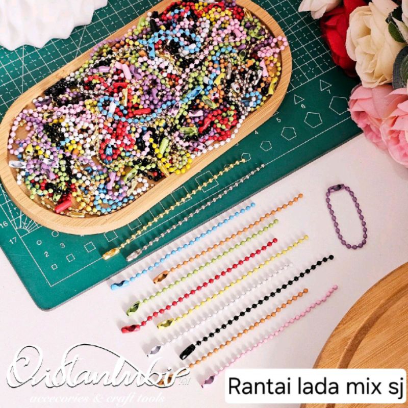 Jual Gantungan Rantai lada| Chains Bead 20pcs | Shopee Indonesia