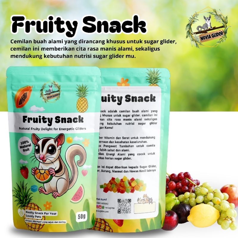 Jual Fruity Snack Sugar Glider Snack Buah Kering | Shopee Indonesia