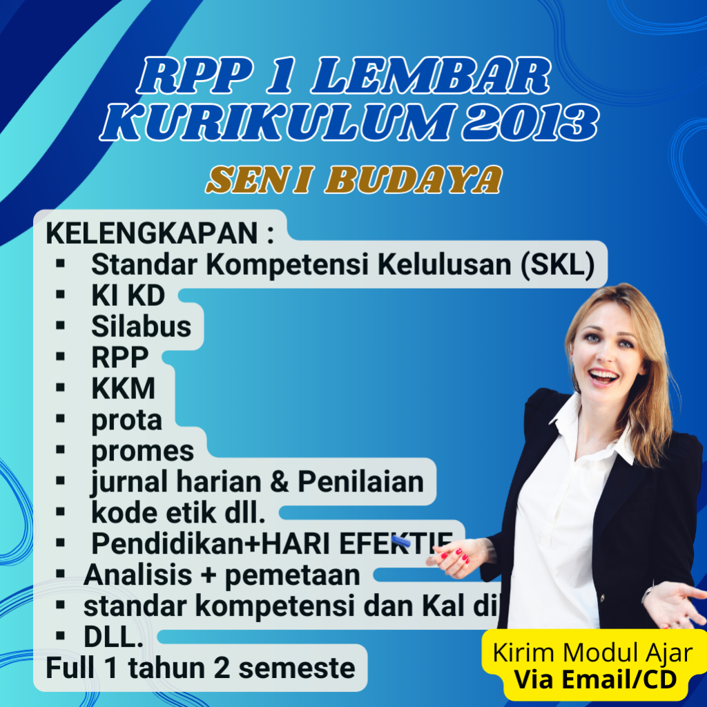 Jual RPP SENI BUDAYA KELAS 7,8,9 SMP/MTS KURIKULUM 2013 FULL 1 TAHUN ...
