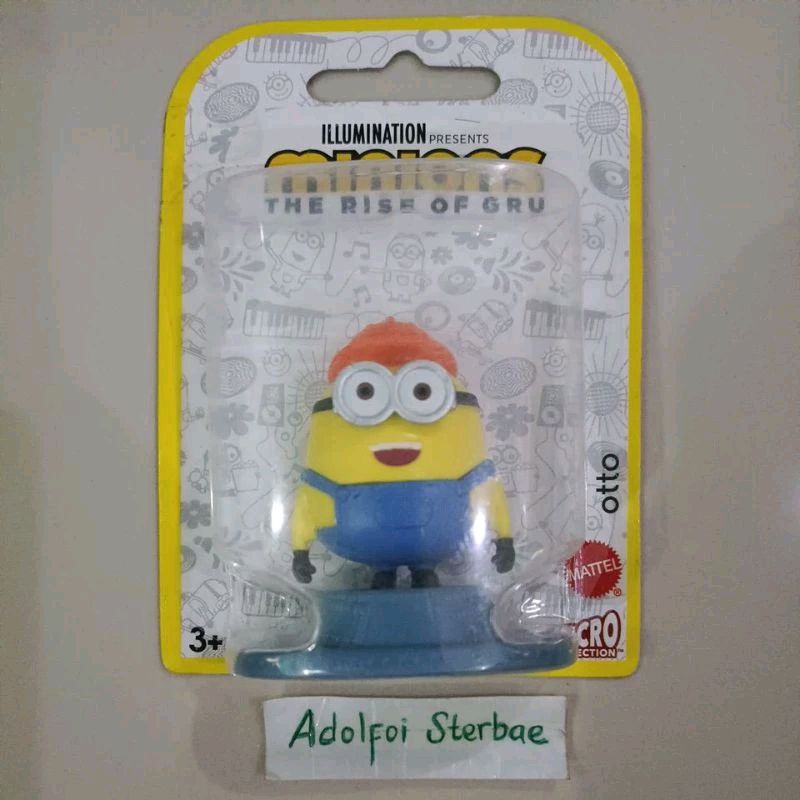 Jual mattel minions the rise of gru illumination presents otto micro ...