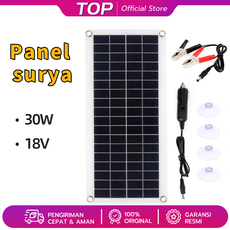 Jual Panel surya 30W pembangkit listrik tenaga surya modul fotovoltaik ...