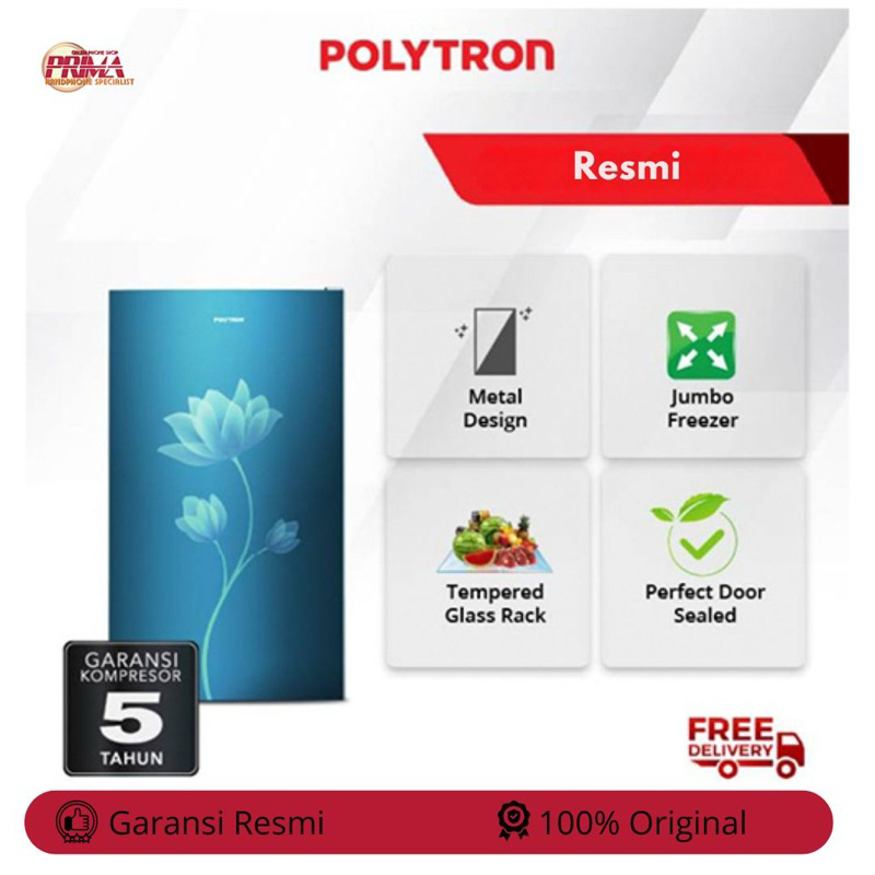 Jual JUAL KULKAS POLYTRON PRB 159 150liter / PRB 179 170liter/ PRB 189 ...