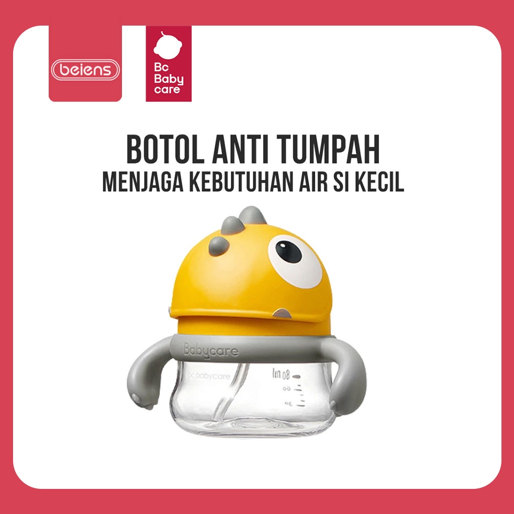 Jual Beiens X BC Babycare Mini Sippy Cup Handle Botol Minum Sedotan Anak Bayi 80ml untuk Si ...