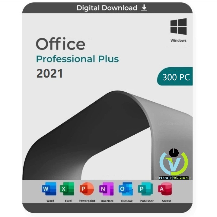 Jual Product Key Ms. Office 2021 Pro Plus Retail Volume 1 Key for 300 ...