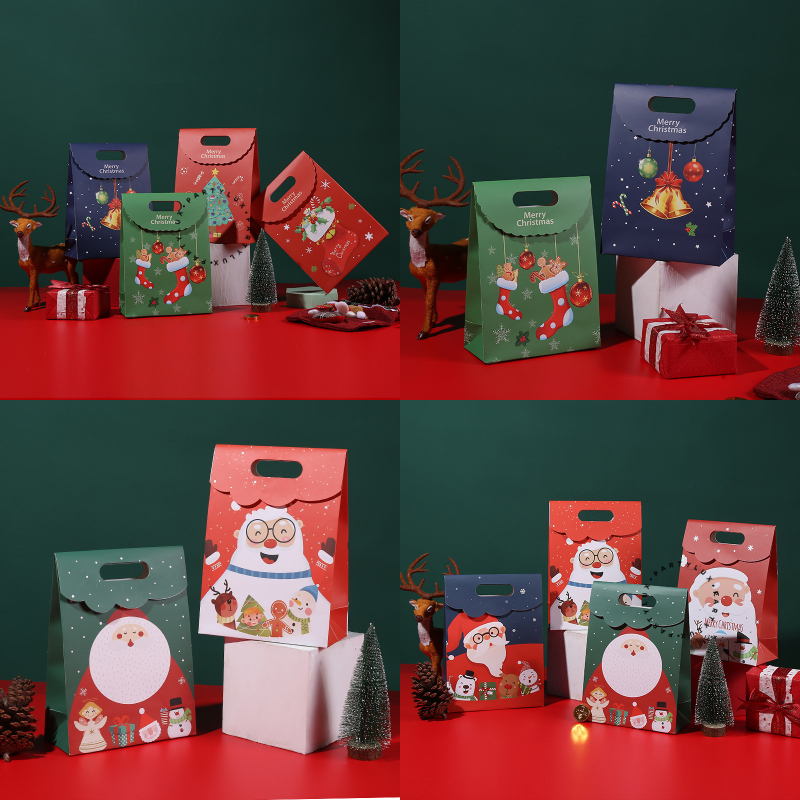 Jual Paper Bag Natal Tutup / Paperbag Christmas / Goodie Bag Natal ...