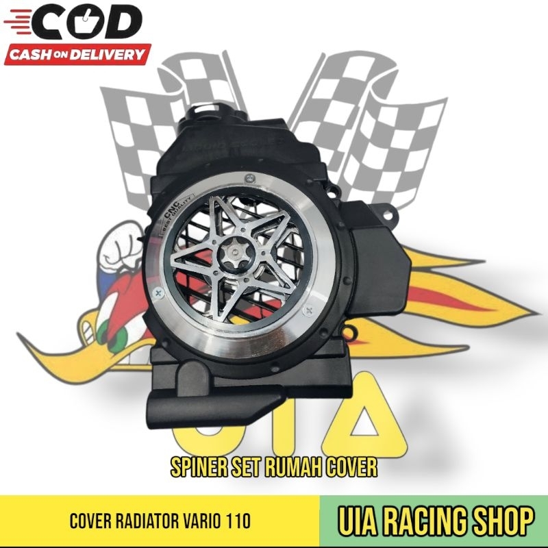 Jual Tutup Radiator Vario 110 Karbu Cover Radiator Vario 110 Karbu Set ...