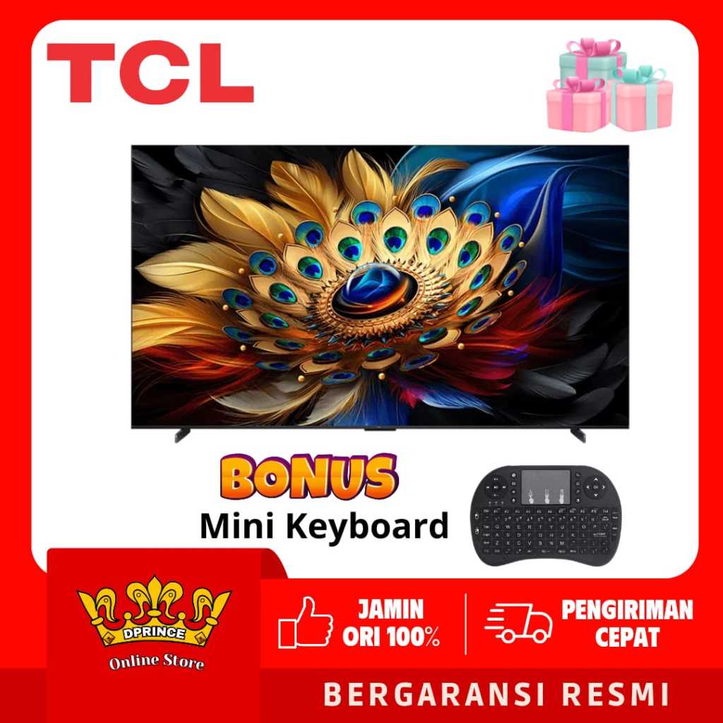 Jual TCL 43C655 QLED PRO 4K UHD Smart TV 43 inch Bonus Mini Keyboard | Shopee Indonesia